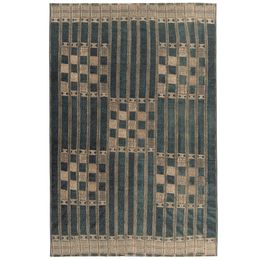 Teppich Gino Falcone "Outdoor-Africa 39" Teppiche Gr. B/L: 160 cm x 235 cm, 5 mm, 1 St., blau Esszimmerteppiche
