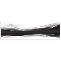 Küchenrückwand Artland "Kreatives Element" Spritzschutzwände Gr. B/H: 180 cm x 55 cm, schwarz Küchendekoration