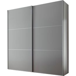 Schwebetürenschrank STAUD "Includo" Schränke Gr. B/H/T: 200 cm x 222 cm x 68 cm, Basic, 2 St., blau (dekor saphir) Schwebetürenschränke und Schiebetürenschränke