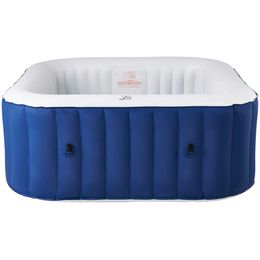 Whirlpool GARDWELL "Sapphire" Whirlpools Gr. B/H/L: 158 cm x 68 cm x 158 cm, blau (blau, weiß) Whirlpools