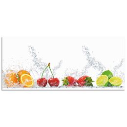 Küchenrückwand Artland "Fruchtig erfrischend gesund Fruchtmix" Spritzschutzwände Gr. B/H: 140 cm x 60 cm, bunt Küchendekoration