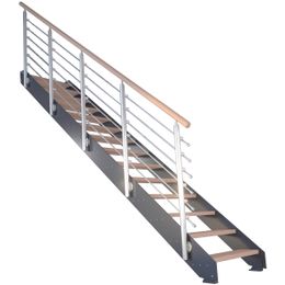 Starwood Systemtreppe "Kos, Design" Treppen beige (natur) Treppen