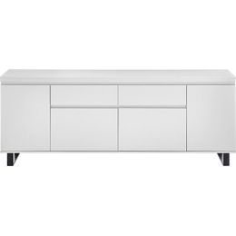 Sideboard MCA furniture "AUSTIN Sideboard" Sideboards Gr. B/H/T: 191 cm x 74 cm x 40 cm, weiß (modern white) Sideboards