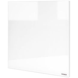 VASNER Infrarotheizung "Glas mit Rahmen weiß, 450 W, Citara G" Heizkörper Gr. B/H/T: 60 cm x 60 cm x 2,5 cm, 450 W, unten-rechts, weiß Heizkörper