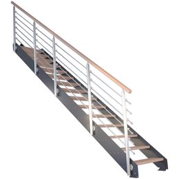 Starwood Systemtreppe "Kos, Design" Treppen beige (natur) Treppen