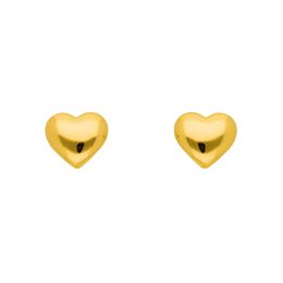 Adelia´s Paar Ohrhänger ADELIA´S "585 Gold Ohrringe Ohrstecker" Gr. Damen, Gelbgold 585, goldfarben (gold) Damen Ohrhänger