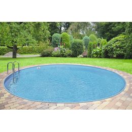 Rundpool Clear Pool "Premium Ibiza" Schwimmbecken Gr. Ø/B/H/L: 500 cm x Breite Höhe 120 cm x Länge, 22000 l, weiß Rundpools