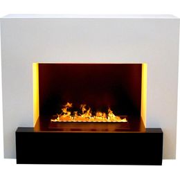 Dekokamin Glow Fire "Hauptmann OMC 500" Dekokamine Gr. B/H: 110 cm x 90 cm, weiß Elektrokamine