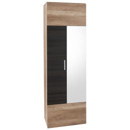 Garderobenschrank Inosign "Pompei" Schränke braun (wildeichefarben, darkwood) Garderobenschränke