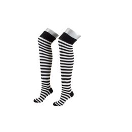 JD J. Dirks Socken CL12XL Ringel-Overknees aus Bio-Baumwolle