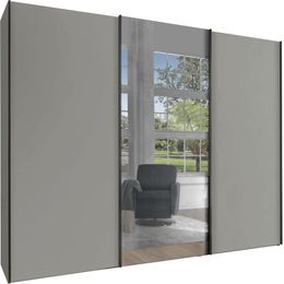 Schwebetürenschrank Wiemann "Monaco" Schränke Gr. B/H/T: 278,9 cm x 217 cm x 67 cm, 3 St., braun (bianco, eiche, nachbildung) Schwebetürenschränke und Schiebetürenschränke