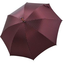 Stockregenschirm doppler MANUFAKTUR "Cottage, kastanie bordeaux" rot (bordeau) Regenschirme Stockschirme