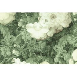 ARCHITECTS PAPER Fototapete "Atelier 47 Art Blossom 2" Tapeten Gr. B/L: 4 m x 2,7 m, grün (hellgrün, creme, weiß) Fototapeten Blumen