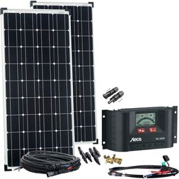 OFFGRIDTEC Solaranlage "basicPremium-L 200W 12V/24V" Solarmodule schwarz (baumarkt) Solartechnik