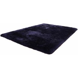 Hochflor-Teppich Kayoom "Cosy" Teppiche Gr. B/L: 120 cm x 170 cm, 80 mm, 1 St., blau Esszimmerteppiche