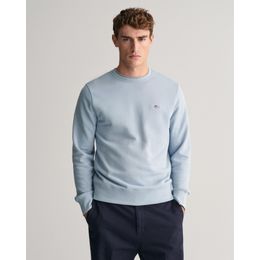 Sweatshirt Gant "REG SHIELD C-NECK SWEAT" Gr. 4XL, blau (dove blue) Herren Sweatshirts