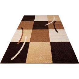 Teppich my home "Felton" Teppiche Gr. B/L: 200 cm x 290 cm, 11 mm, 1 St., braun Esszimmerteppiche