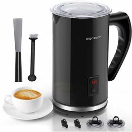 Aigostar - Milchaufschäumer Elektrisch 500W 240ml, Milchschäumer für heißer & kalter Milchschaum mit 3 Modi Milch Frother für Cappuccino, Latte,