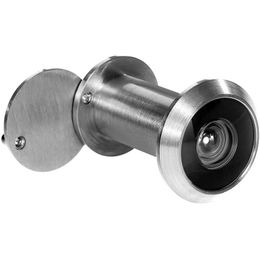 Petites Ecrevisses - Türspion Weitwinkel 200° mit Sichtschutz 16mm Bohrloch Türbetrachter Guckloch für 35-55mm Türen - Gebürstetes Nickel