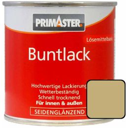 Buntlack 750ml Beige Seidenglänzend Wetterbeständig Holz & Metall - Primaster