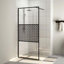 Duschwand für Begehbare Dusche, Duschtrennwand, Walk-In Dusche, Glastrennwand mit Klarem esg Glas 90x195 cm KLI20233 MAISONCHIC