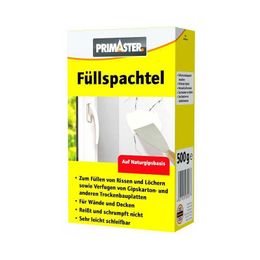 Füllspachtel 500g auf Naturgipsbasis Füllen, Glätten, Kleben Innen - Primaster