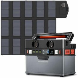 Kraftwerk Tragbarer Solargenerator Batterie 300 w 288 Wh 230V mit Solarpanel 100W Allpowers S300