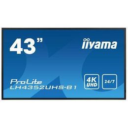 iiyama ProLite LH4352UHS-B1 108cm (42,5 Zoll) 4K UHD Auflösung, 24/7 Betriebszeit, Intel® SDM-S Steckplatz