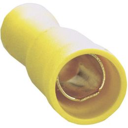 Sinuslive - Car HiFi Rundsteckerhülse 10er Set 6 mm² 6 mm vergoldet