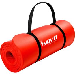 Movit - Gymnastikmatte, 190x60x1,5cm, Rot