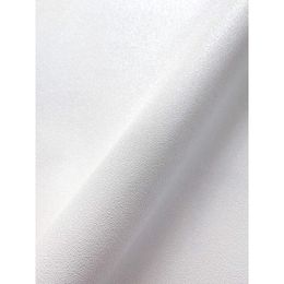 Newroom - Tapete Weiß Vliestapete Leicht Glänzend - Unitapete Uni Ohne Struktur Einfarbig Glitzer Modern Glatt - Kalima Weiß