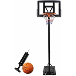 Naizy - Basketballkorb 305cm Mini Basketballkörbe mit Ständer Rollen Outdoor Basketball Korb 135-305cm Höhenverstellbar Basketballständer Basketball