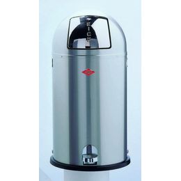 Wesco Mülleimer Kickboy 40,0 l neusilber