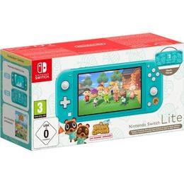 Nintendo Switch Lite Animal Crossing New Horizons Timmy & Tommy Aloha Edition türkis