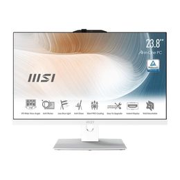 MSI Modern AM242P 11M-1076DE All-in-One-PC Intel Core i3-1115G4, 8GB RAM, 256GB M.2 SSD, Win 11 Pro, Weiß