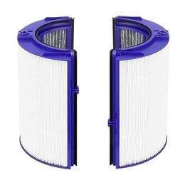 TRADESHOP Trade-shop - HEPA-Filter inkl. Aktivkohlefilter kompatibel mit Dyson TP07 TP08 TP09 TP7A PH3A ersetzt 970341-01 965432-01 / Luftreiniger Ventilator