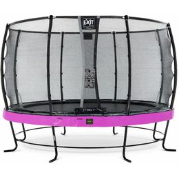 EXIT Elegant Premium Trampolin ø366cm mit Deluxe Sicherheitsnetz - lila