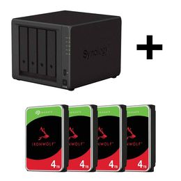 Synology DiskStation DS923+ 4 Einschübe NAS-Server Leergehäuse & 16TB Seagate Seagate Ironwolf® NAS HDD