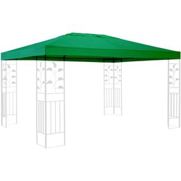 Ersatzdach für Pavillon 3x4m Grün Ersatzbezug Pavillondach
