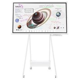 Samsung Flip Pro WM55B Flipchart 138,7 cm 55 Zoll inkl. STN-WM55R rotierbarer Rollenwagen & Tray CY-TF65BBC Anschlussbox