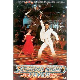 Close Up - Saturday Night Fever Poster John Travolta
