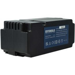 Extensilo - 1x Akku kompatibel mit Fuxtec FX-RB224, FX-RB218 Rasenmäher (5000mAh, 25,2V, Li-Ion)