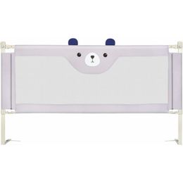 Kinderbettgitter,Sicherheitsgitter für Bett Kinderbett,Sicherheitsgeländer Haloyo 175 x 100 x 26 cm,grau