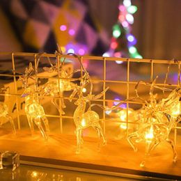 Minkurow - Lichterkette 6m 40led Lichterkette Batteriebetriebene Festliche Dekoration Für Weihnachten Thanksgiving Familienfeier Funkelndes Licht