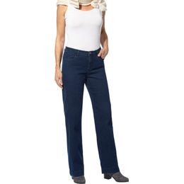 Damen Jeans mit weitem Bein blue-stone-washed, Gr&ouml;&szlig;e 38