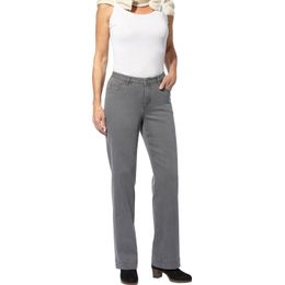 Damen Jeans mit weitem Bein grey denim, Gr&ouml;&szlig;e 52