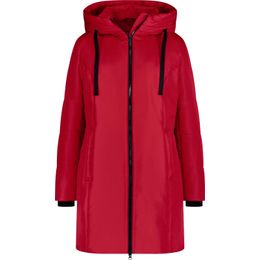 Damen Stark w&auml;rmende Longjacke mit Steppmuster rot, Gr&ouml;&szlig;e 46