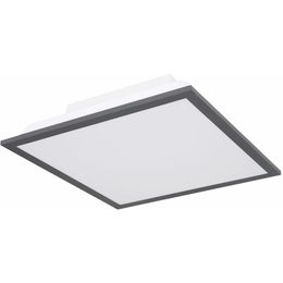 etc-shop Led Panel Backlight Deckenlampe Wohnzimmerleuchte Deckenleuchte Deckenpanel Aufbaupanel, Aluminium , quadratisch, 750lm 12W 3000K, 30 x 30 x 7,5 cm