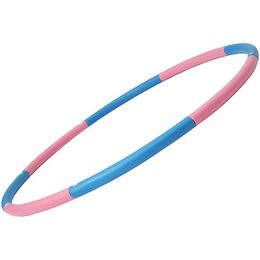 Hulahoop Reifen Erwachsene & Kinder Anfänger Zur und Massage, 8 Abnehmbare Gespleißt Hoola Hoop für Training/Bauchformung, Pink