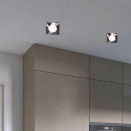 etc-shop - 2x led Einbau Spots Decken Leuchten Wohn Arbeits Zimmer Beleuchtung Flur Strahler Lampen Karton beschädigt